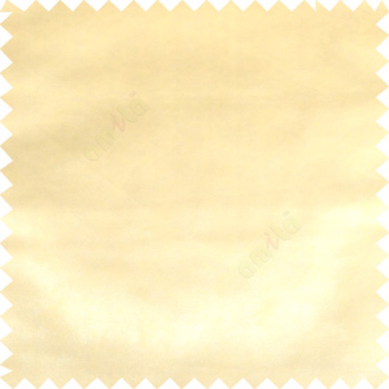 Bright cream color solid texture finished surface leatherette texture ...