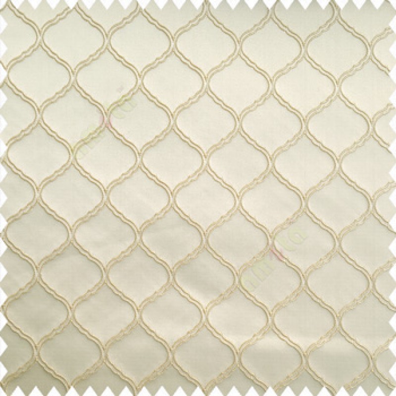 Light brown color traditional design ogee patterns texture embroidery ...