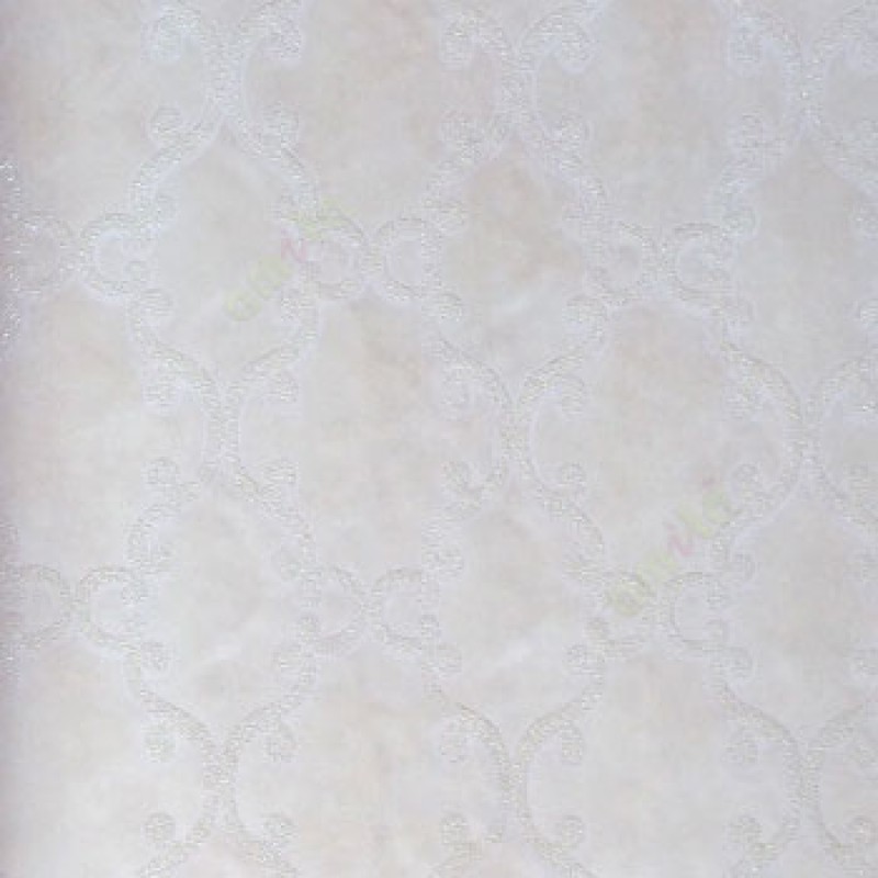Traditional cream gold color damask pattern embossed designs texture ...